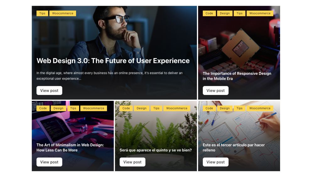 03 – Post Grid - Fancy Bricks